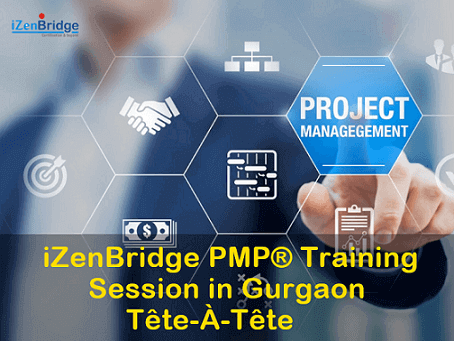 Let's sneak peek into iZenBridge's PMP session in Gurgaon