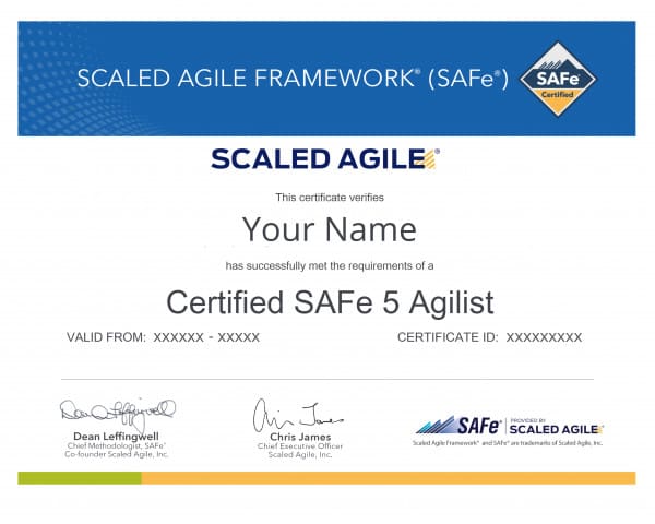 SAFe Agilist Training | Leading SAFe Certification